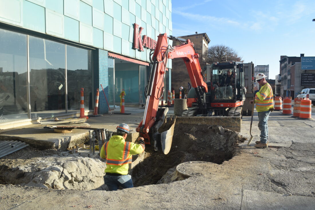 Digging In Along Main Street | News, Sports, Jobs - The Intelligencer
